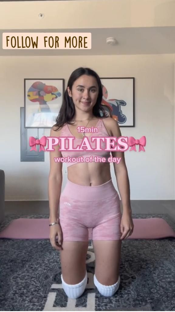 15 Min Pilates Workout Of The Day Workout Videos Gymnastics Workout