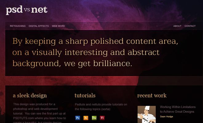 Top 10 Tutorials For Converting Psds To Html Css Tutoriales