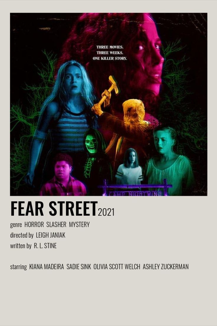 Fear Street Poster Film Posters Minimalist Movie Posters Minimalist Movie Character Posters