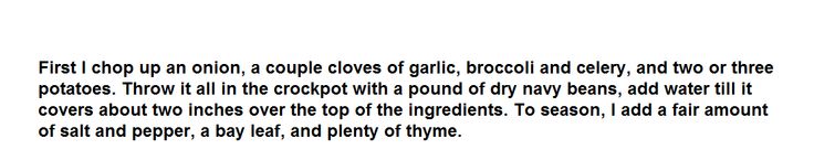 Hearty Navy Bean Soup Recipe