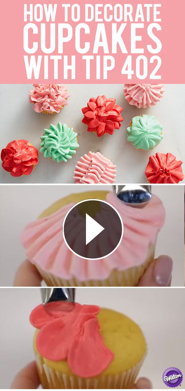 How To Decorate Cupcakes With Tip 402 8 Ways Cupcakes Decoration