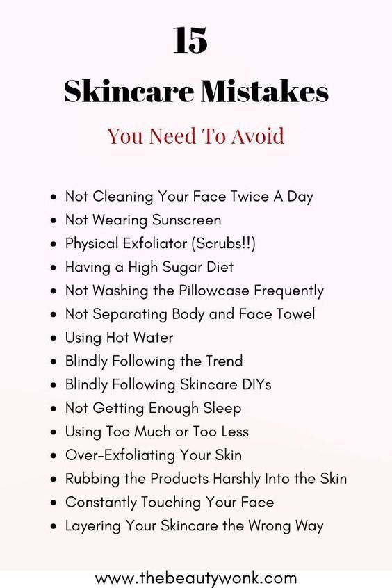 15 Skincare Mistakes Youre Guilty Of And How To Fix Them Skin Care
