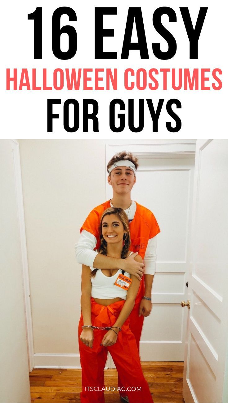 16 Last Minute Halloween Costumes Guys Can Copy Its Claudia G Easy