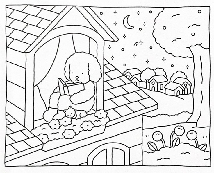 Bobbie Goods Day To Night In 2024 Bear Coloring Pages Detailed