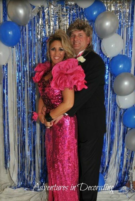 What A Fun Idea This Lady Had An 80s Themed Prom Party At Her House Prom Theme Party Prom
