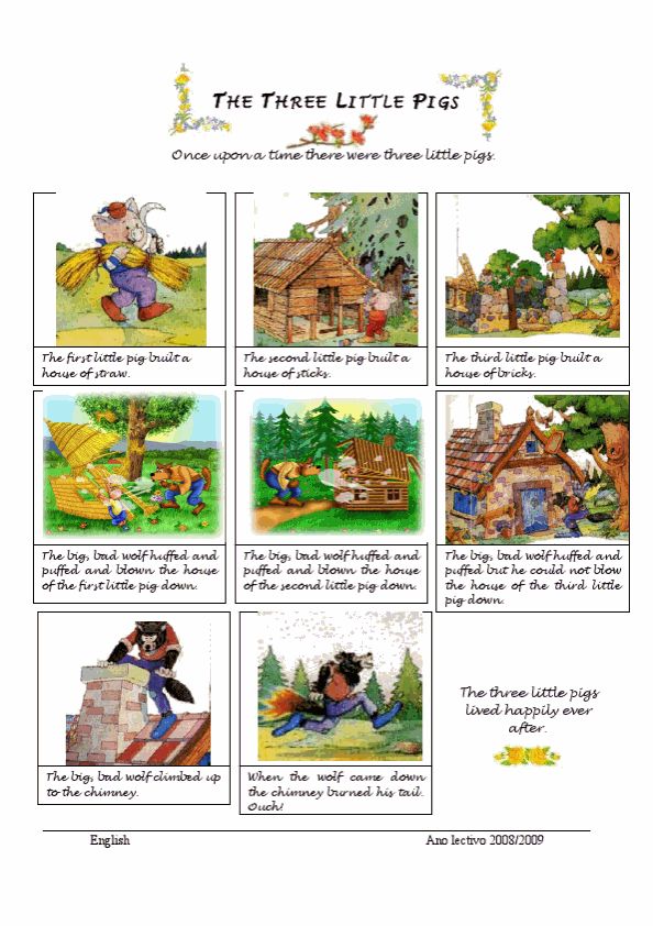 the three little pigs worksheet for children's literature and reading ... the three little pigs worksheet for children's literature and reading ...