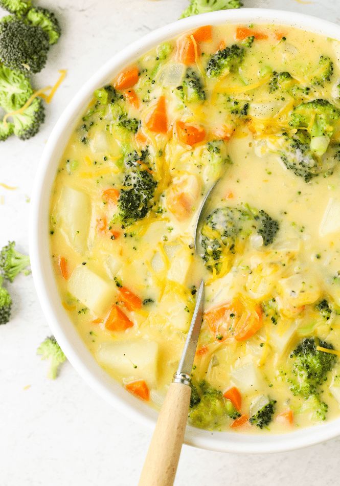 Broccoli Cheese And Potato Soup Recipe