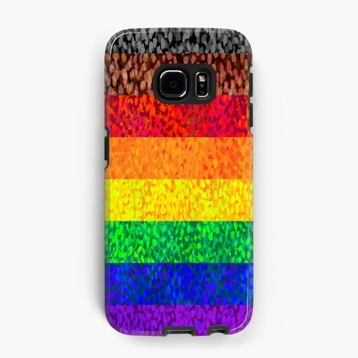 Philly Rainbow Pride Flag Seurat Inspired Phone Case