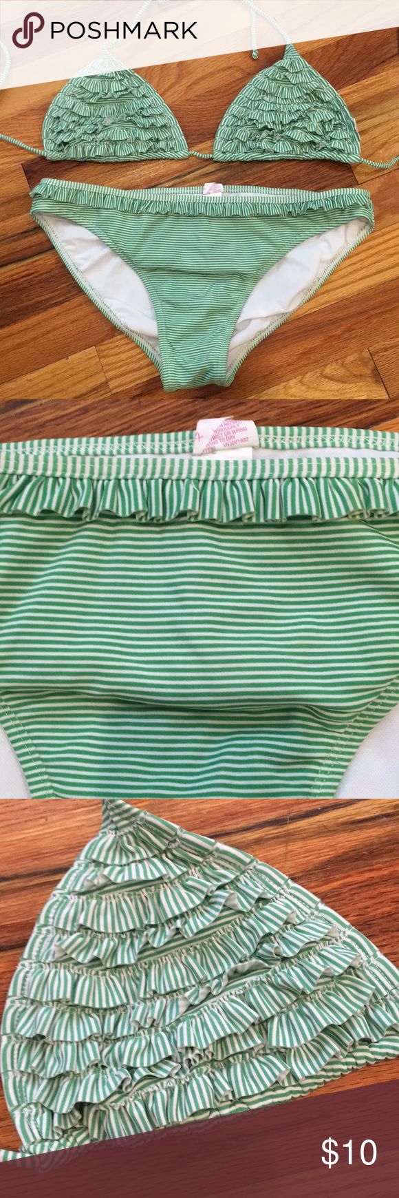 Xhilaration Ruffle Bikini Top Szm Bottom Szl Bikinis Ruffled Bikini