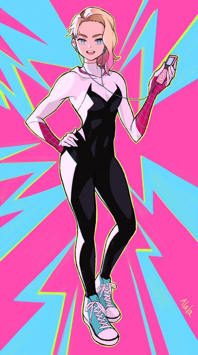 ใใใ๐ฃ๐ On Twitter Spider Gwen Art Spiderman Artwork Spiderman Art