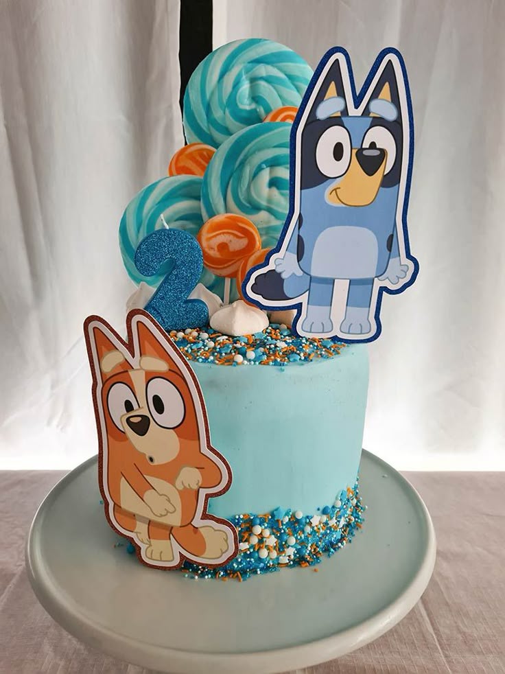 Bluey Cake Roundup 25 Amazing Cakes For Your Next Bluey Party Homemade Birthday Cakes Bingo