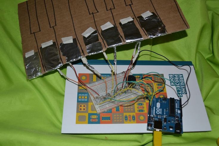 Capacitive Touch Arduino Keyboard Piano Arduino Keyboard Piano Keyboard
