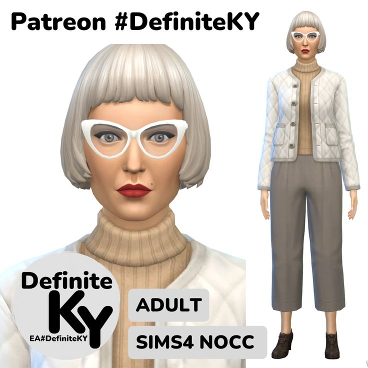 Sims4 Ts4 Nocc Cas Households Adult Woman Definiteky