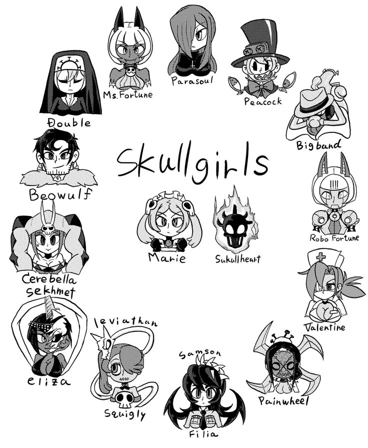 Pin De Thelastpringle En Skullgirls Arte De Historietas Skullgirls Personajes De Juegos