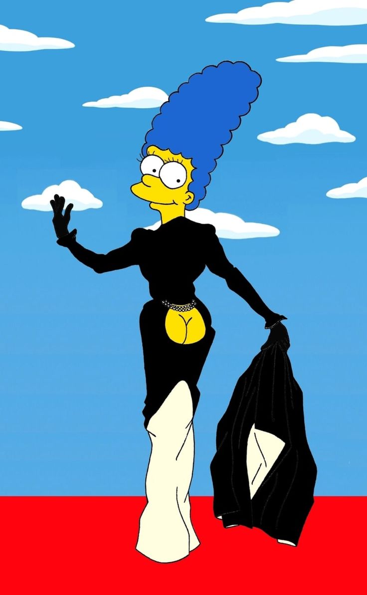 Marge Simpson Models The Most Iconic Fashion Poses Of All Time Marge Simpson Simpsons Art