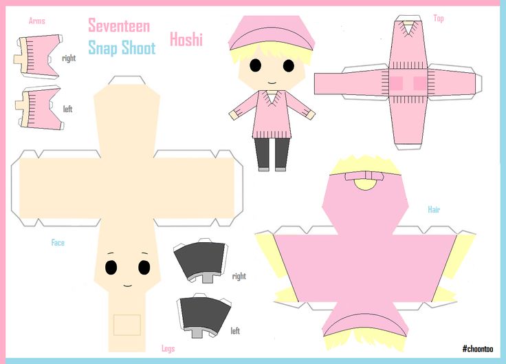 Seventeen Paper Craft Snap Shoot Ver Paper Crafts Paper Dolls Paper