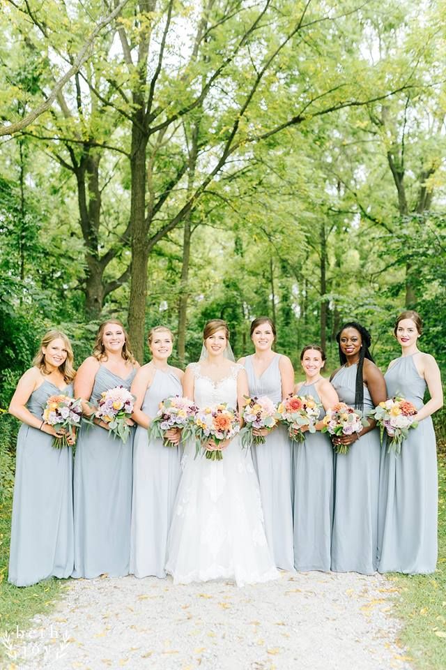 Cloudy Blue Bridesmaid Dresses Bridesmaid Blue Bridesmaid Dresses Blue Bridesmaids