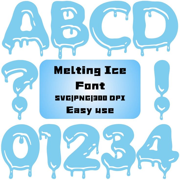 Ice Melting Font Clipart Png Svg Bundle Dripping Font Svg Dripping Letters Png Ice Alphabet