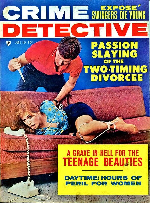 Detective Magazine Cover Detective Real Detective Pulp Fiction