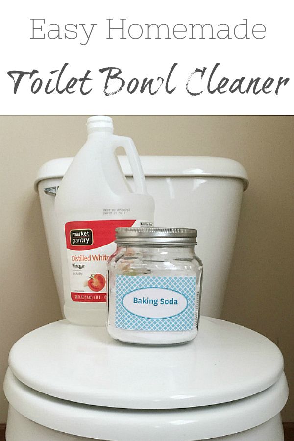 Diy Toilet Bowl Cleaner Using Vinegar And Baking Soda Lemons