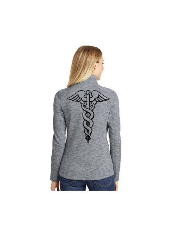 Rn Jacket Embroidered Caduceus With Dept Title On Back And Etsy