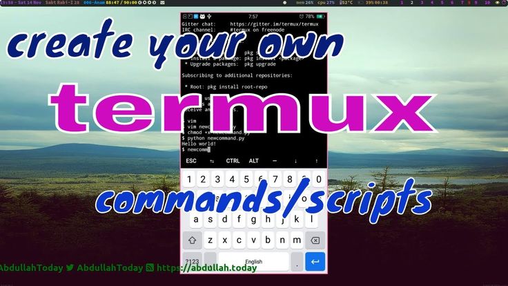 How To Create Scripts Commands For Termux Termux Commands 2020 Script Education Linux