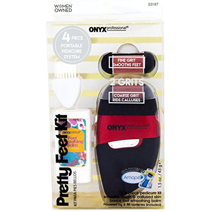 Onyx Professional Electric Callus Remover System Smooths Feet And Removes Callus Pedicure Set