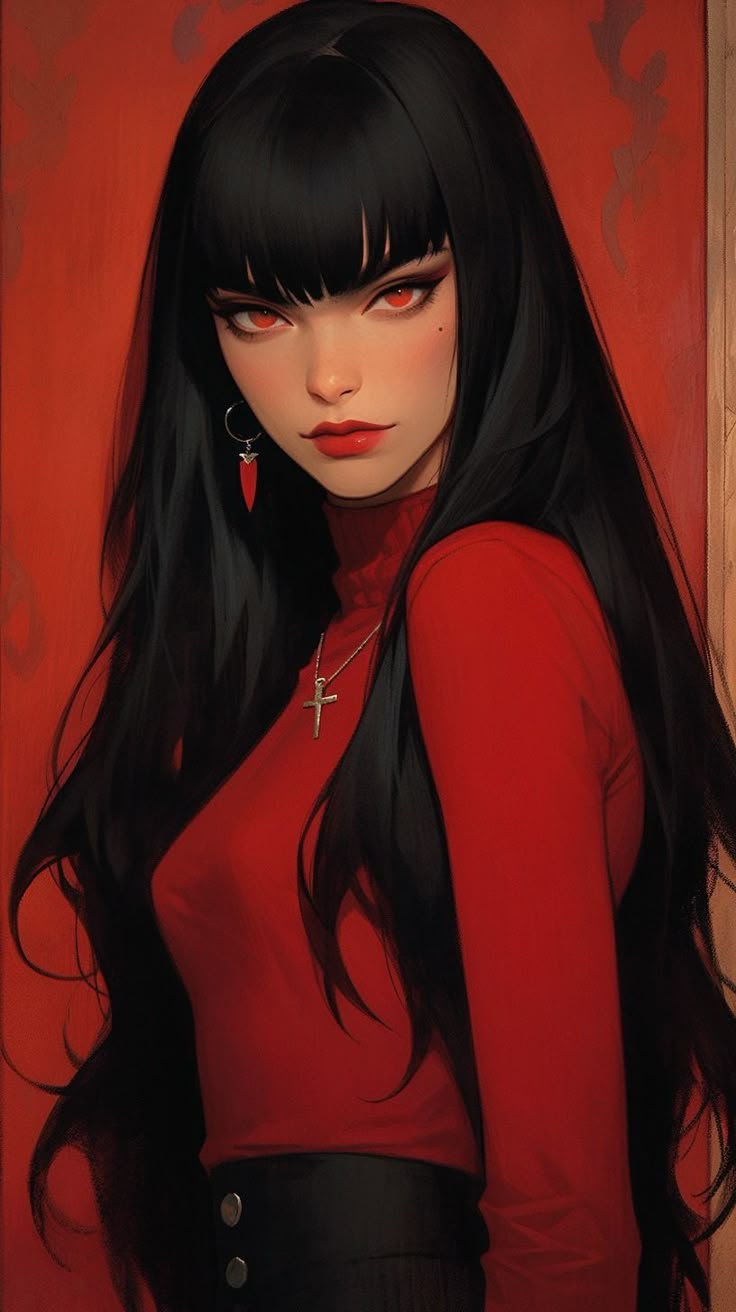 Pin By ☆ Tιƚαɳια ☆ On Black Hair Angelic Face And Devil Eyes 🖤 In
