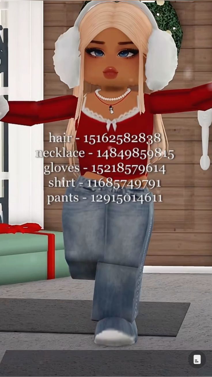 Pin By Sarah Barbour Burns On Berry Avenue Codes Christmas Outfit