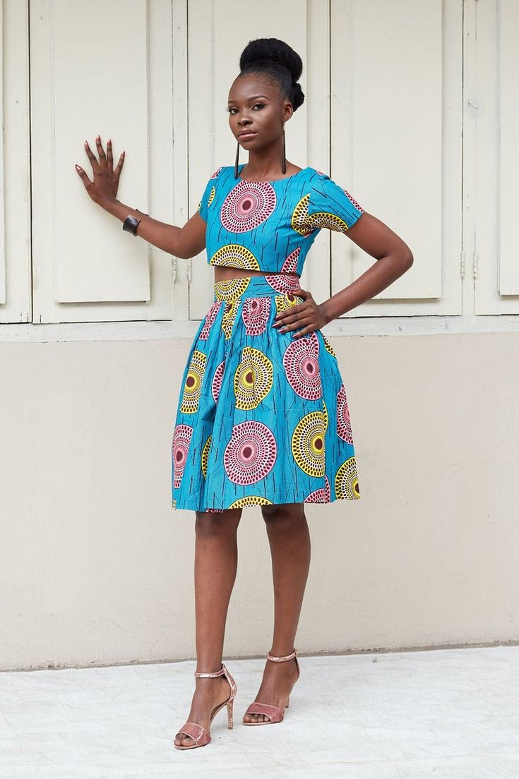 African Print Crop Top Ankara Top African Top Women Crop Etsy