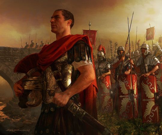 Julius Caesar Roman Warriors Science Fiction Illustration Roman Soldiers