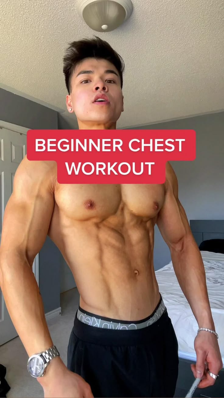 Beginner Chest Workout 💪 Tiktok Wiiliamli Workout Videos Abs And