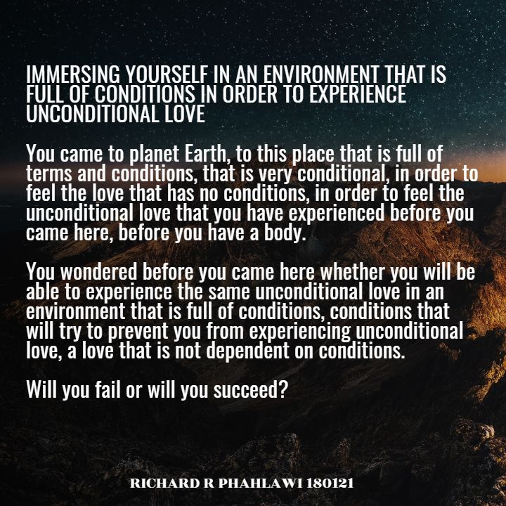 Will You Experience Unconditional Love In A Place That Is Very ... Will You Experience Unconditional Love In A Place That Is Very ...