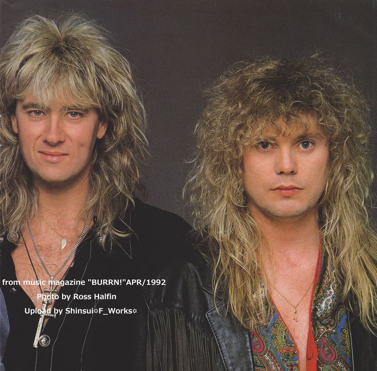 Def Leppard Joe Elliott Rick Savage Music Magazine〝burrn 〟 Apr 1992