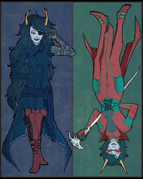 Mindfang And Neophyte Redglare Homestuck Trolls Homestuck Cool Artwork