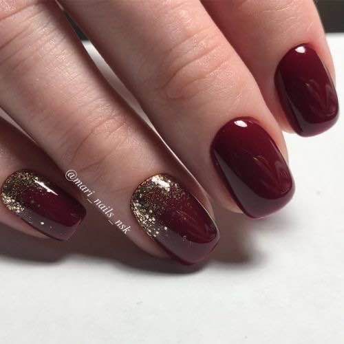 Burgundy Nail Art Burgundy Nail Designs Gold Nail Designs Nail