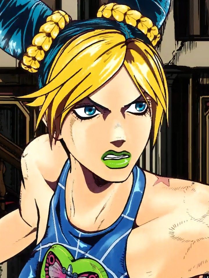 Jolyne Cujoh Фан арт Гики Красивая аниме девушка