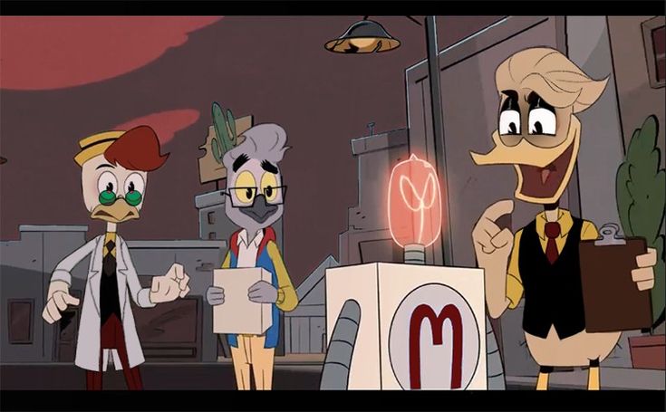 Nega Gyro Gearloose Mark Beaks And Fenton In 2023 Cool Cartoons Disney Ducktales Cartoon