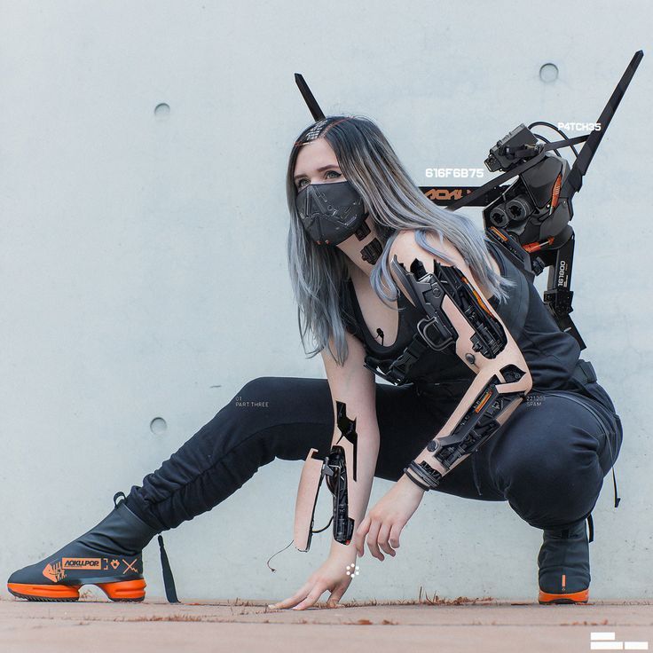 Cyberpunk Woman Character Design Action Pose Reference Pose Reference Anime Poses Reference