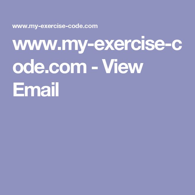 www.my-exercise-code.com - View Email www.my-exercise-code.com - View Email