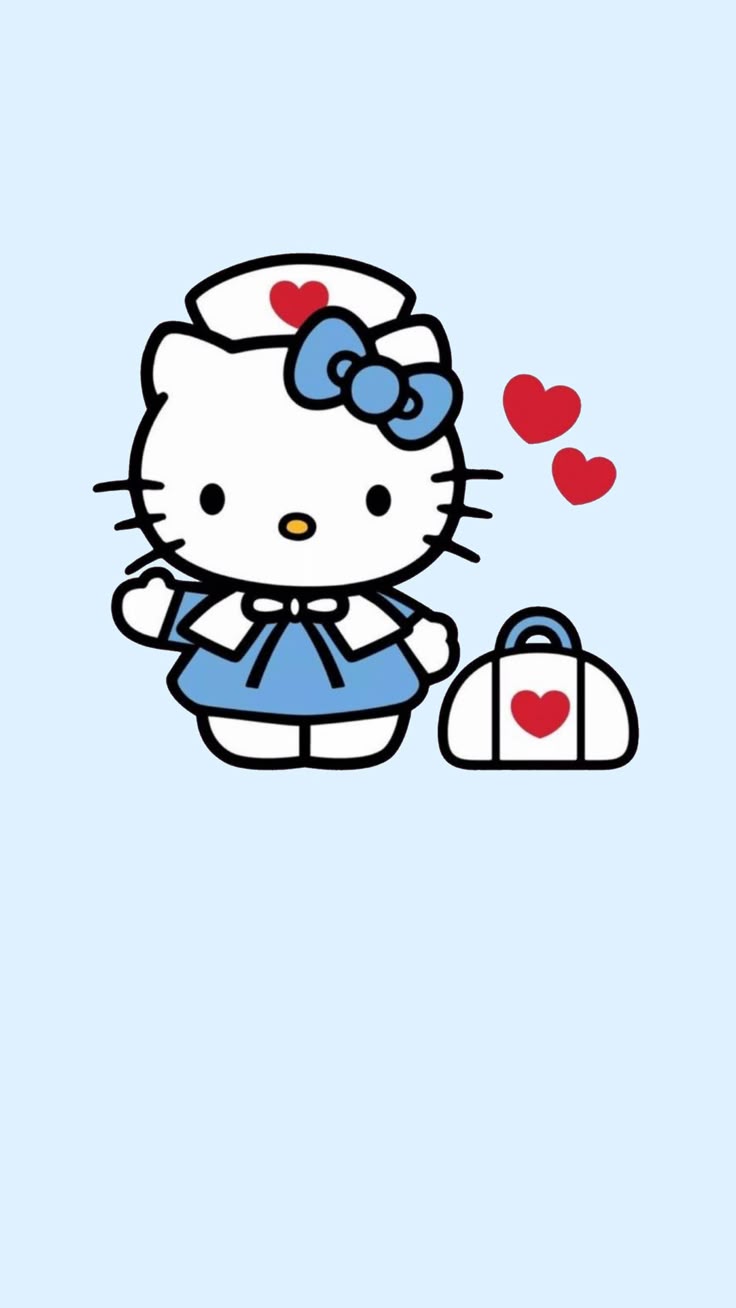 Hello Kitty Nurse Doctor Wallpaper In 2024 Hello Kitty Pictures Hello Kitty Tattoos Nurse