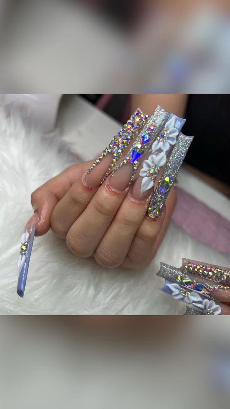 Danesharashaꨄ Follow For More Pins Like This Bling Nails Classy Nail Designs Long Acrylic