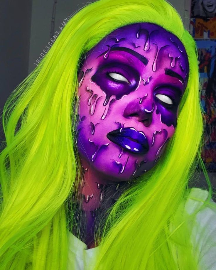 Creepy Pop Art Zombie Makeup
