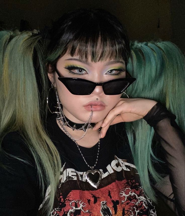 ๐๐๐๐๐๐๐๐๐๐๐๐๐๐๐๐ Alternative Makeup Hair Inspo Color Grunge Hair
