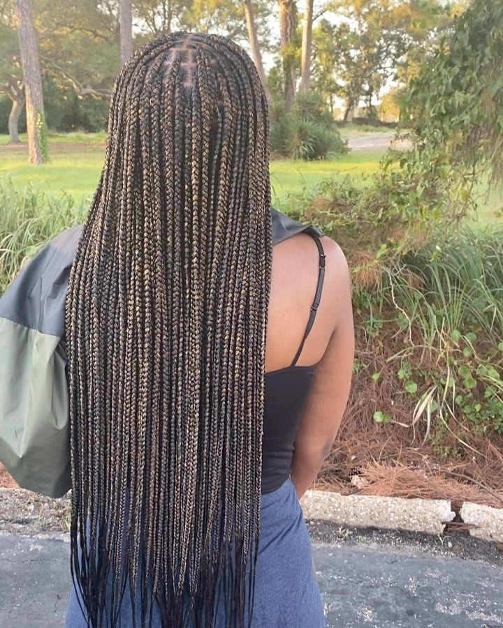 African Twin Braiders🇨🇮 On Instagram 👑regular Knotless👑 Waist Length Color Personal Mixture