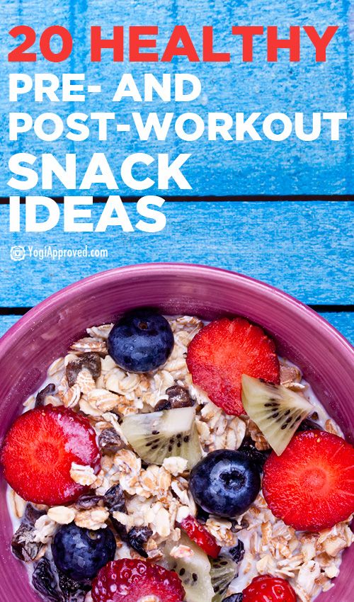 Fuel Your Workout With These 20 Healthy Pre And Post Workout Snack
