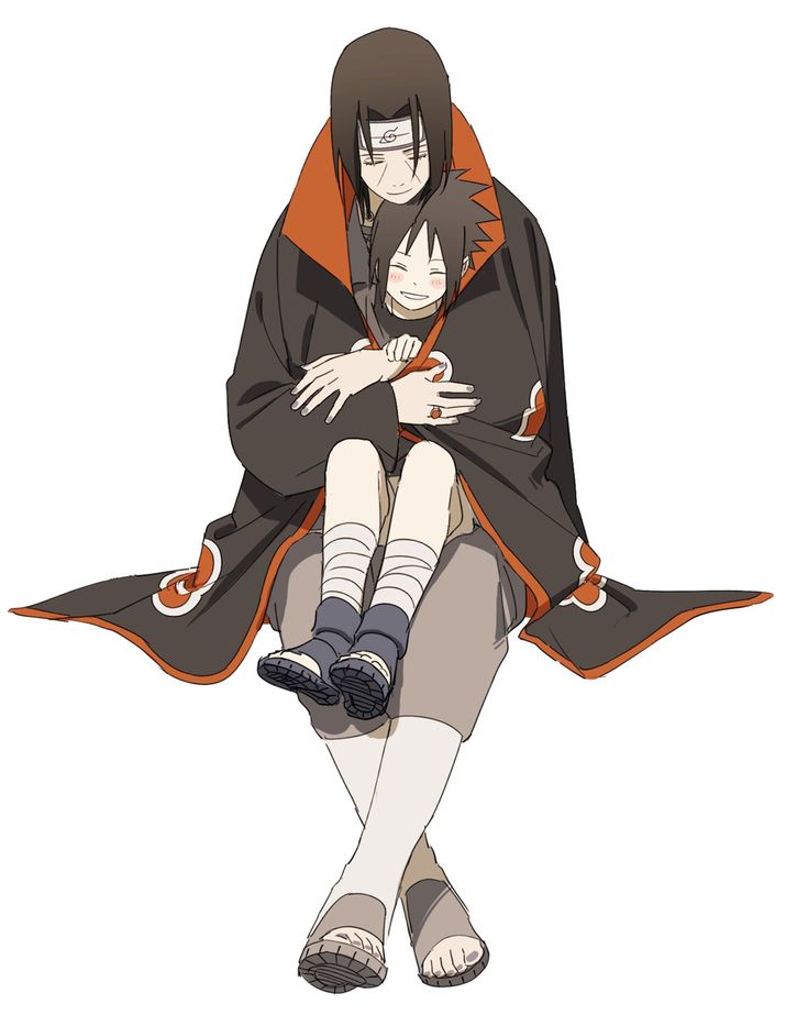 Sasuke Itachi Naruto Ninkendd Мультипликационные иллютрации Милые рисунки Японская