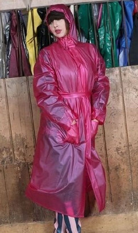 Vinyl Raincoat Pvc Raincoat Plastic Raincoat Rain Fashion Plastic Mac Black Raincoat