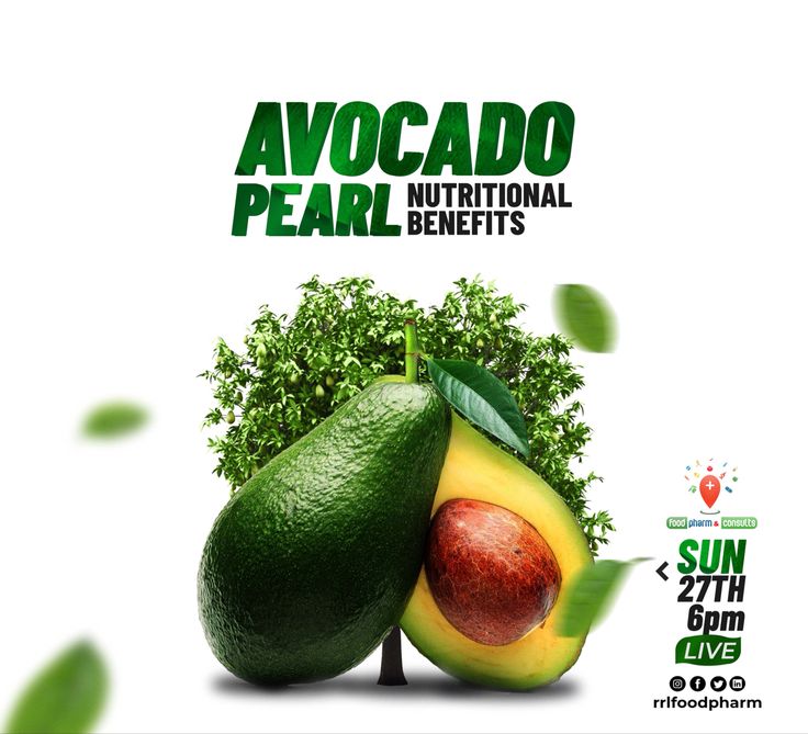 Avocado Pearl Food Design Graphic Design Ads Food