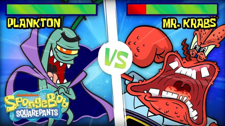 Plankton Vs Mr Krabs The Ultimate Battle